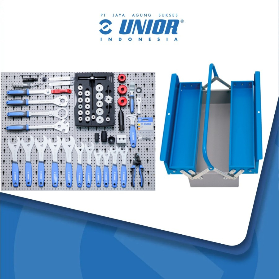 Jual UNIOR Bike Tool Set 2000D + Tool box 3 compartments 912/3 | Shopee ...