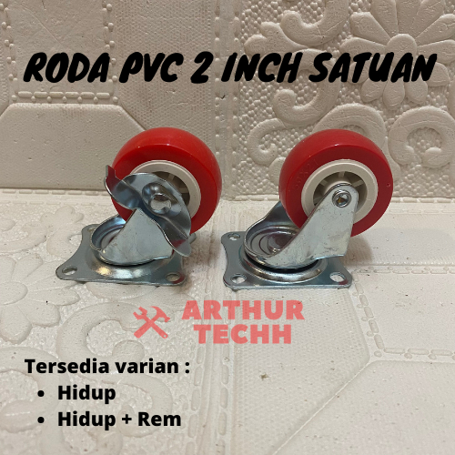 Jual KTP | Roda Caster 2 Inch Trolley Lemari Troli Etalase PVC PU ...