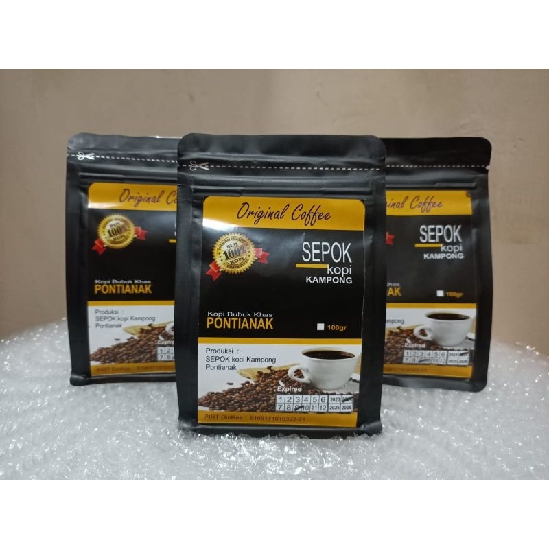 Jual Sepok Kopi Kampong / Kopi Bubuk Khas Pontianak / Oleh oleh Khas ...