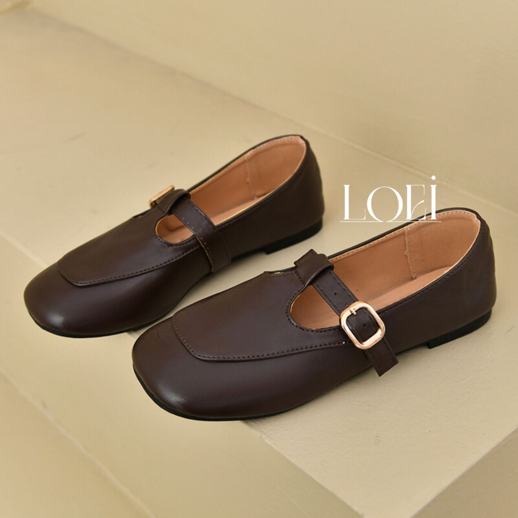 Jual LOEI Hana Flatshoes Wanita Kekinian Sepatu Balet Wanita Sepatu ...