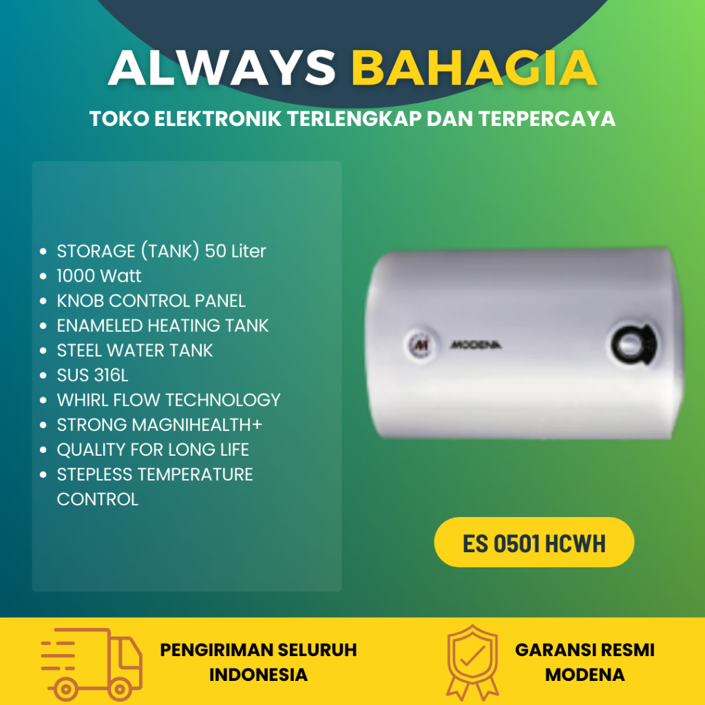 Jual Modena ES 0501 HCWH - water heater listrik tangki 50 liter ... Jual Modena ES 0501 HCWH - water heater listrik tangki 50 liter ...