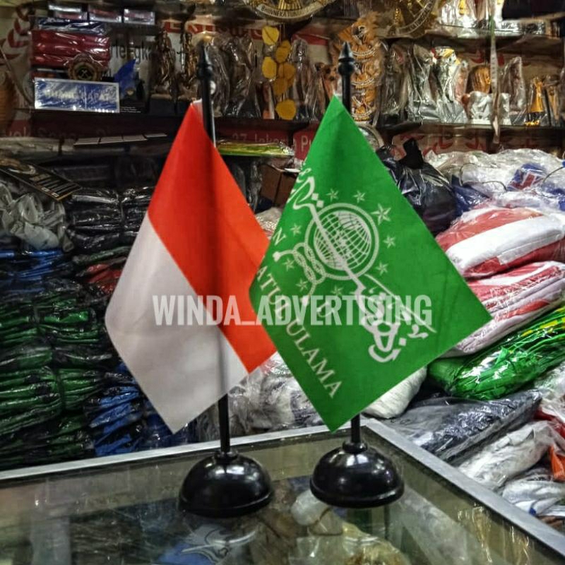 Jual Bendera Meja NU Tiang Kayu Bendera Merah Putih Tiang Kayu | Shopee ...