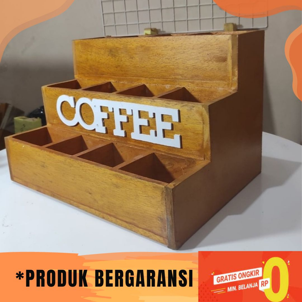 Jual RAK KOPI SACHET COFFEE MINIMALIS 3 SUSUN | Shopee Indonesia