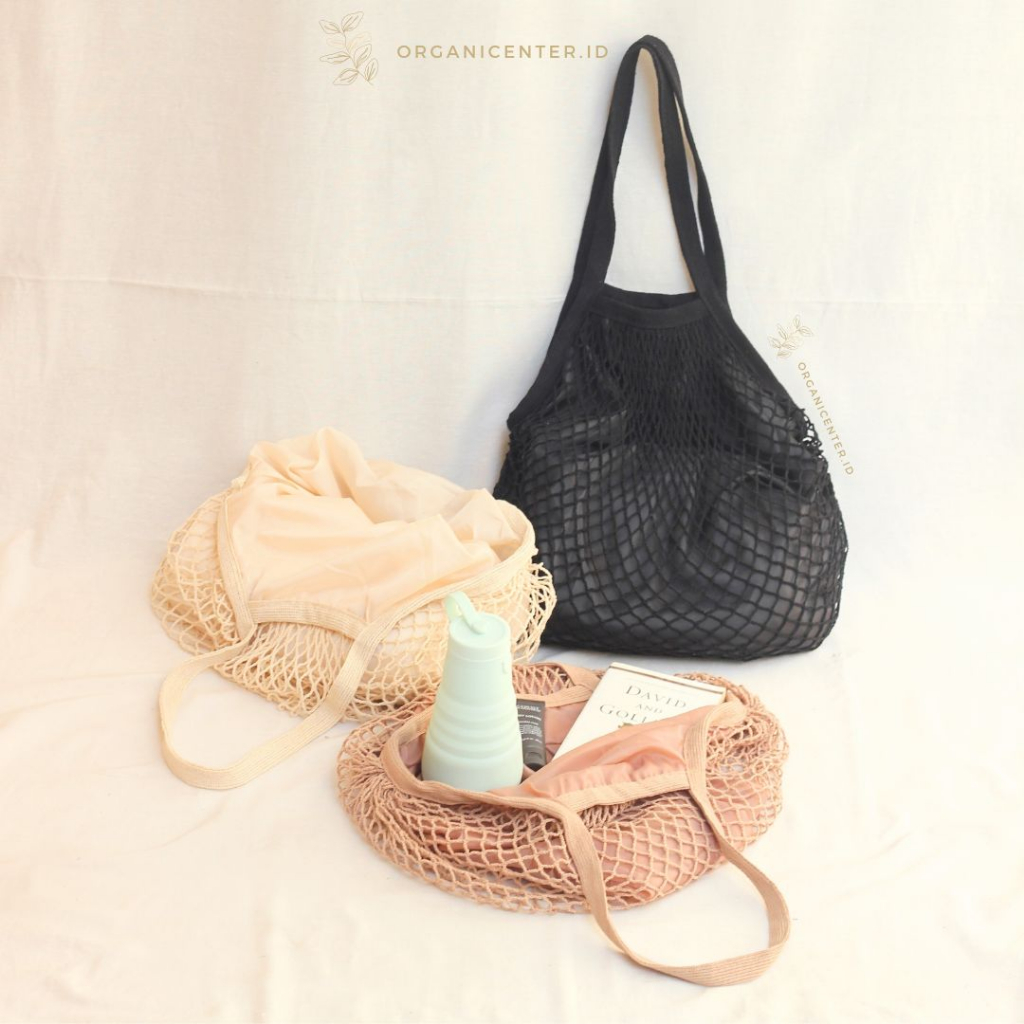 Jual Tas Jaring Premium Dengan Lapisan Dalam Summer Bag With Inner Dua ...