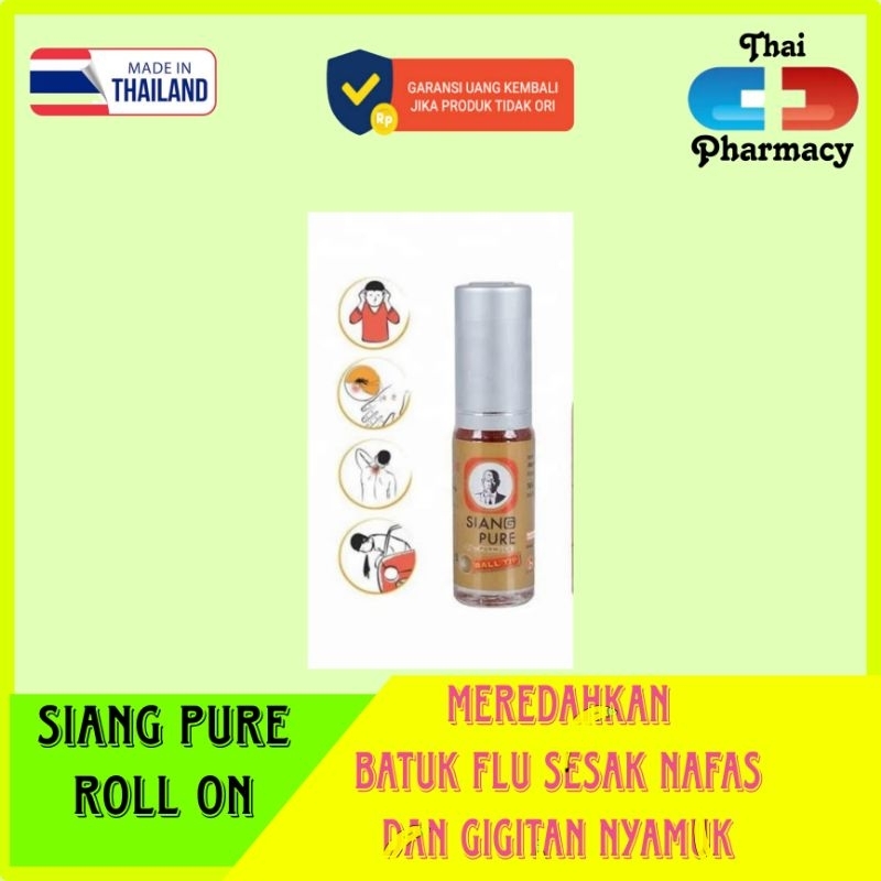 Jual siang pure roll on minyak angin siang pure gold impor thailand ...