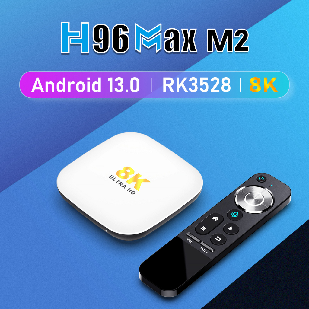 Jual Android Tv Box H96 MAX M2 RK3528 4GB/32GB Android 13 Remote Voice ...