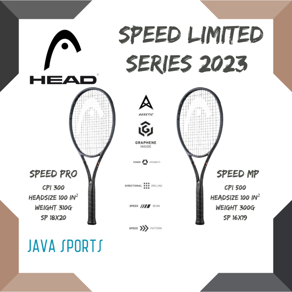 Jual Raket Tenis Head Speed PRO MP Limited Series Auxetic Djokovic ...