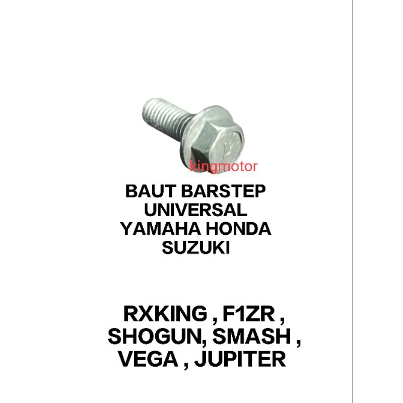 Jual BAUT BARSTEP BESI BAR STEP DEPAN UNIVERSAL YAMAHA HONDA SUZUKI RXK ...