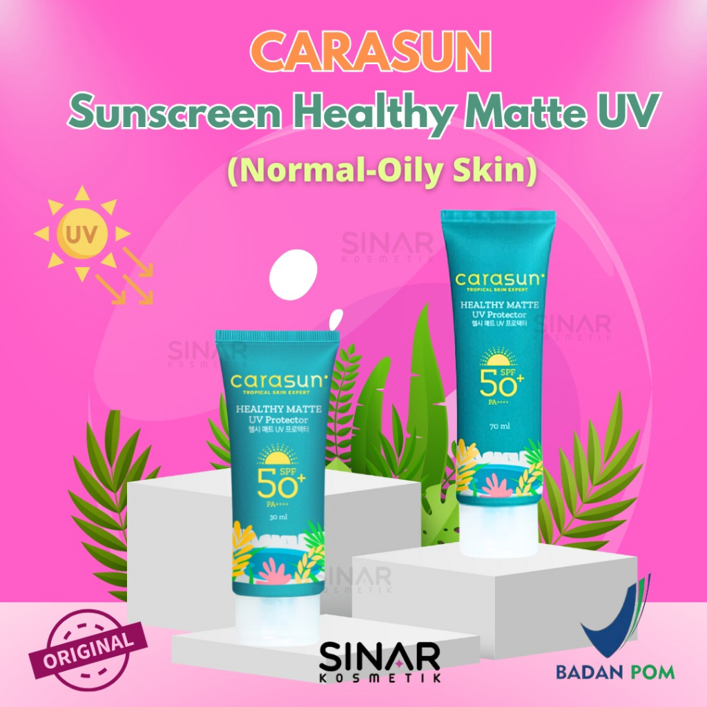 Jual NEW Carasun Healthy Matte Uv Protector Spf 50 PA++++ | Shopee ...