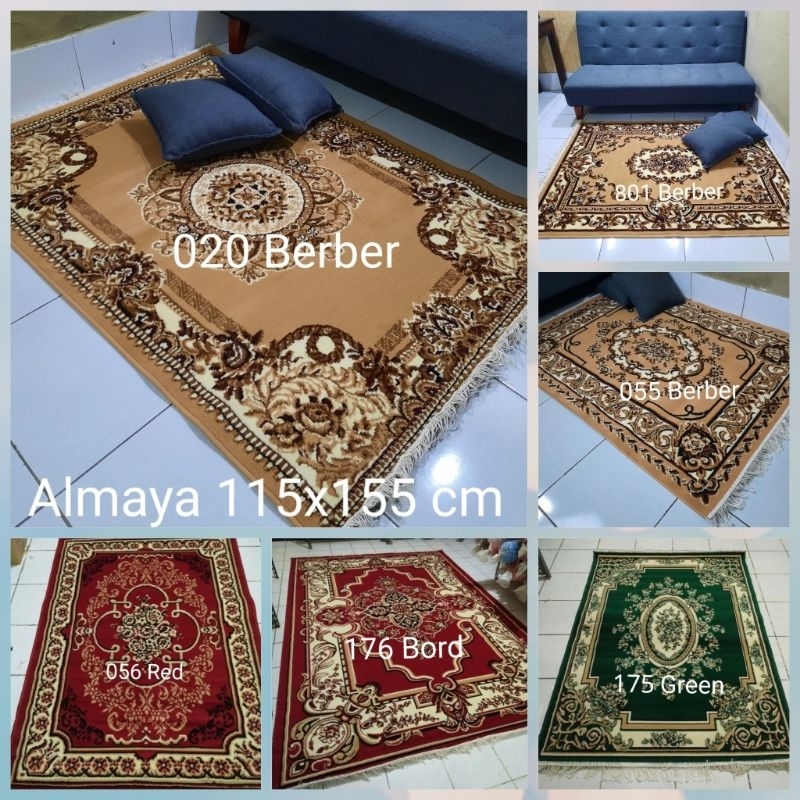 Jual Karpet Almaya Shafira Kecil Bawah Meja Small 115x155 cm | Shopee ...
