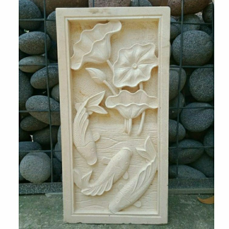 Jual BATU ALAM ORNAMEN UKIR 30x60 Cm | Shopee Indonesia