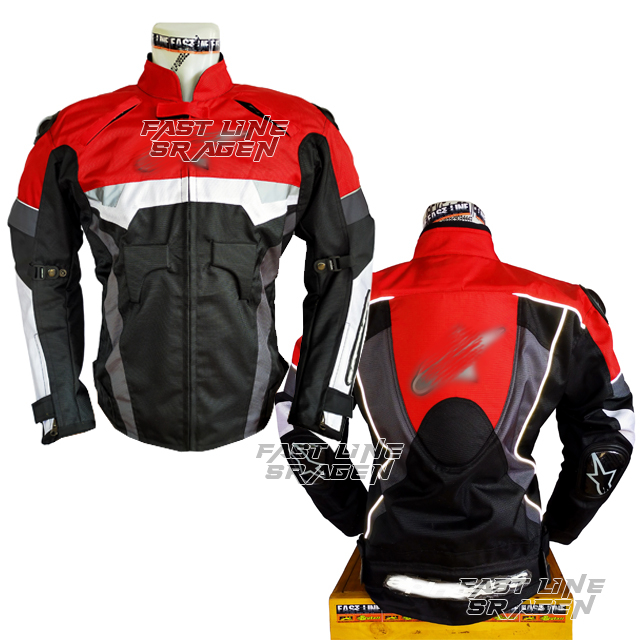 Jual JAKET MOTOR FULL PROTECTOR SAFETY PUNGGUNG PEMBALAP BERMOTOR TAHAN ...