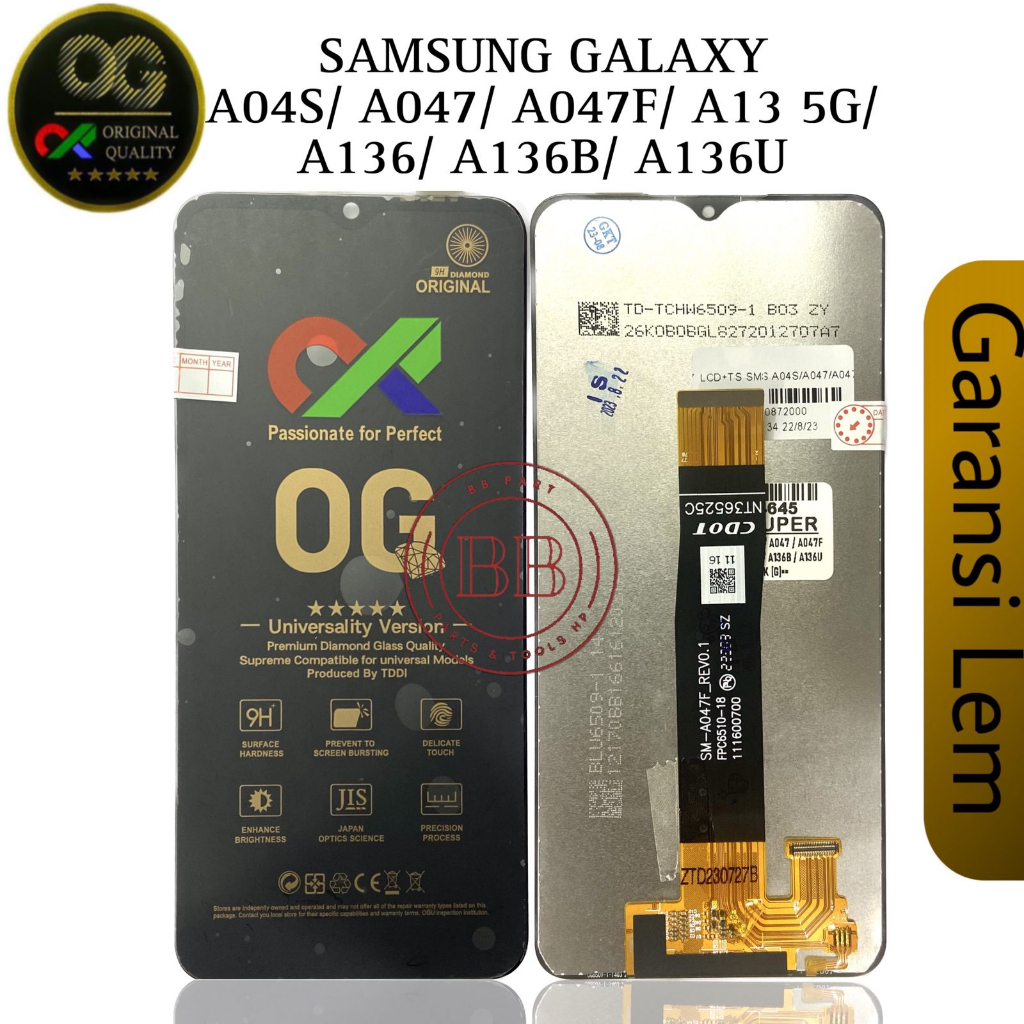 Jual ORIGINAL Super OG - LCD Touchscreen Samsung Galaxy A04S / A047 / A047F / SM-A047F / SM ...