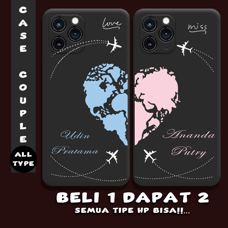 Jual [CC-15] Custom Case Hp COUPLE NAMA BEBAS [ BELI 1 SUDAH DAPAT 2 ...