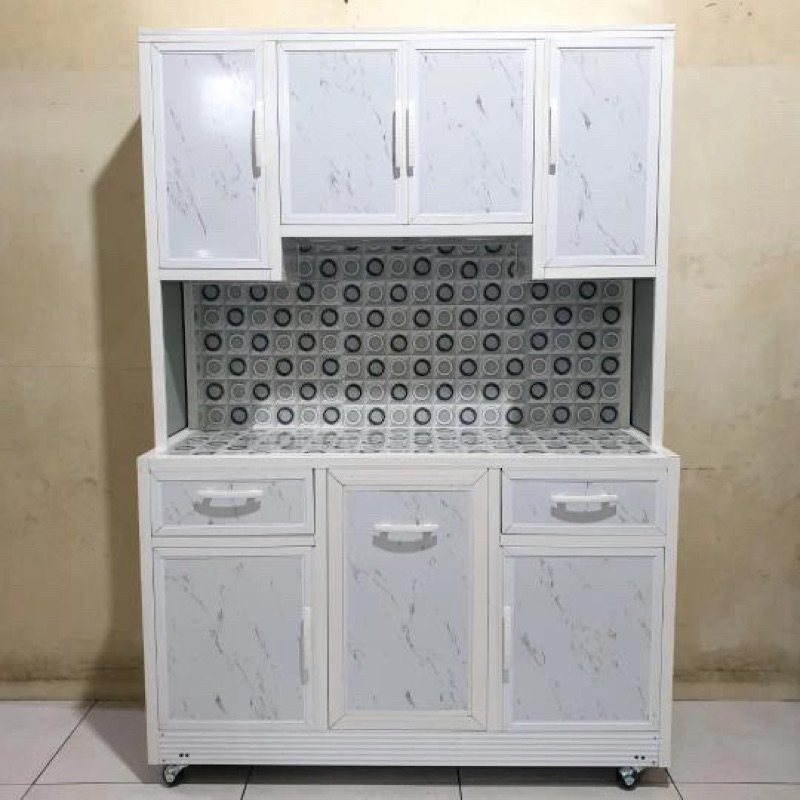 Jual Kitchen Set / Rak Piring Kombinasi Acp / Rak Piring Aluminium ...