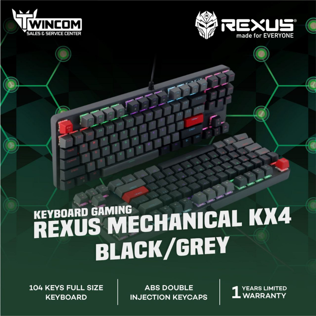 Jual KEYBOARD GAMING REXUS MECHANICAL KX4 TERMURAH ORIGINAL TERBAIK BERGARANSI 1 TAHUN | Shopee ...