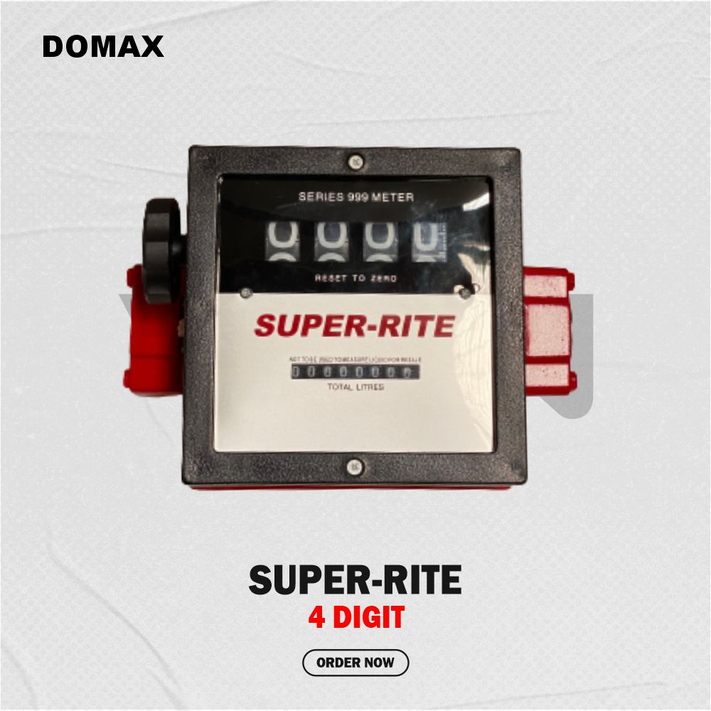 Jual DOMAX - SUPER-RITE FLOWMETER 4 DIGIT 1.5 INCH DOMAX - ( METERAN SOLAR FLOW METER ) TRKN ...