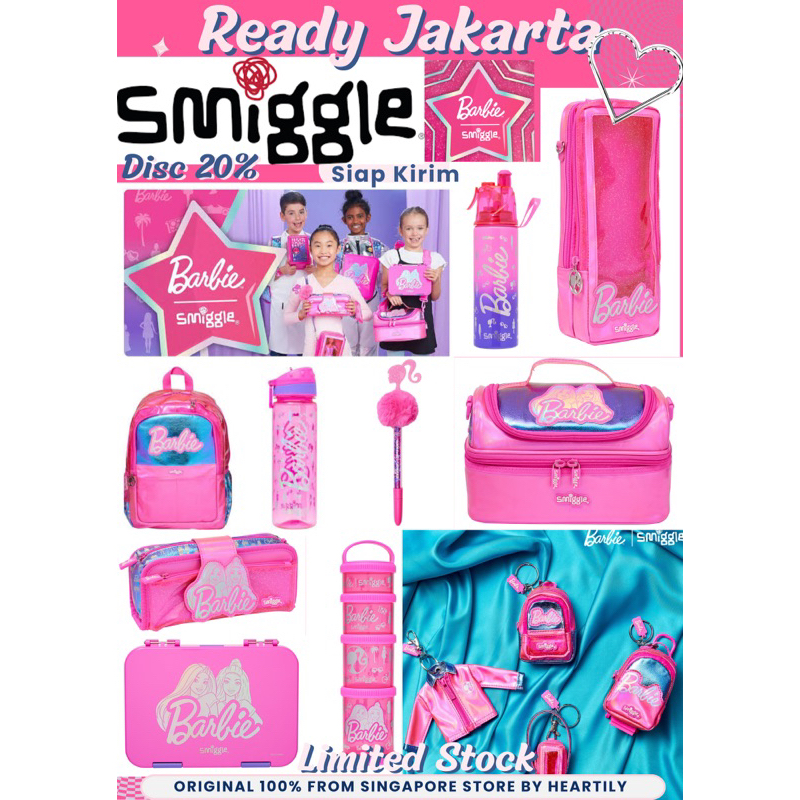 Jual [HEARTILY READY STOCK BUKAN PO] TYPO BARBIE TYPO SMIGGLE BARBIE ...