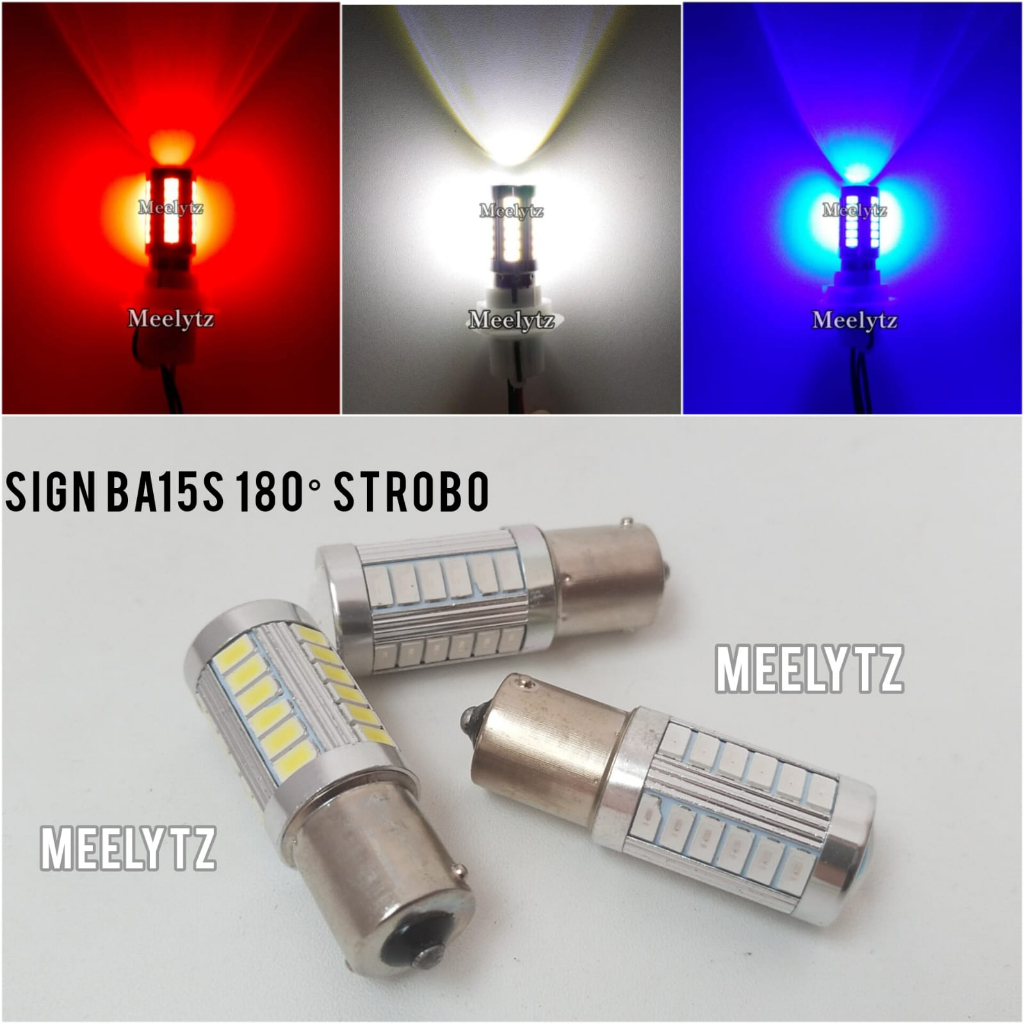 Jual Lampu Sign LED 33SMD - Lampu sen 1156 (BA15S) - Bayonet 1 Kaki Pin ...