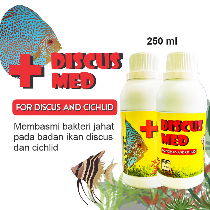 Jual Discus Med Obat Ikan Discus dan Ikan Cichlid Lainnya | Shopee ...