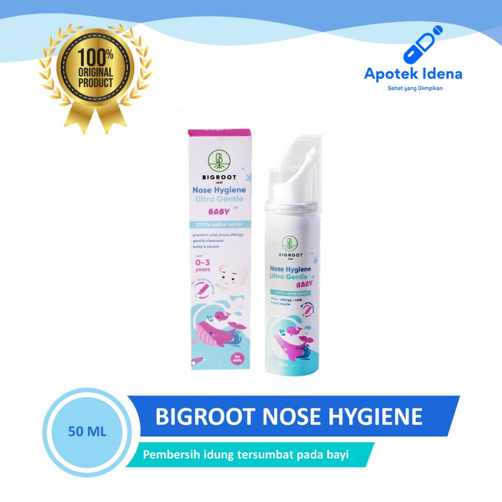 Jual Bigroot Nose Hygiene Ultra Gentle Baby 50 ml Membersihkan Lendir ...