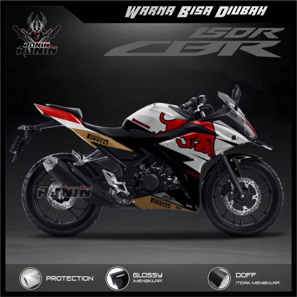 Jual Decal Sticker FULL BODY CBR 150R Facelift Motif Clean RB | Shopee ...