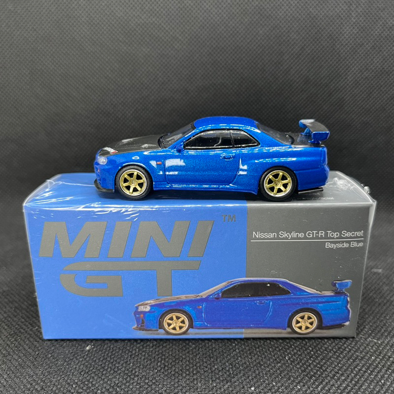 Jual Mini GT 531 Nissan Skyline GT-R R34 Top Secret Bayside Blue Minigt ...