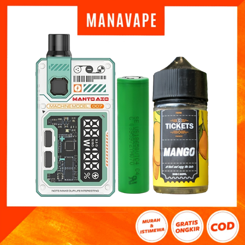 Jual Rincoe Manto AIO Plus 2 Kit Include RBA + Battery VTC 4 + Tickets ...
