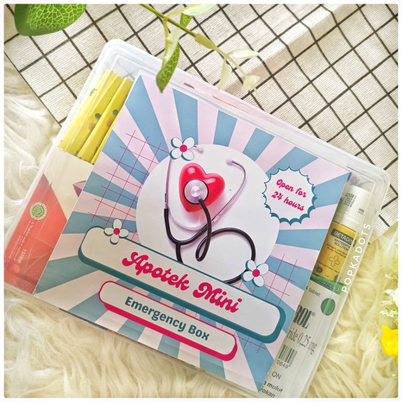 Jual MINI APOTEK / EMERGENCY BOX/ GIFT | Shopee Indonesia
