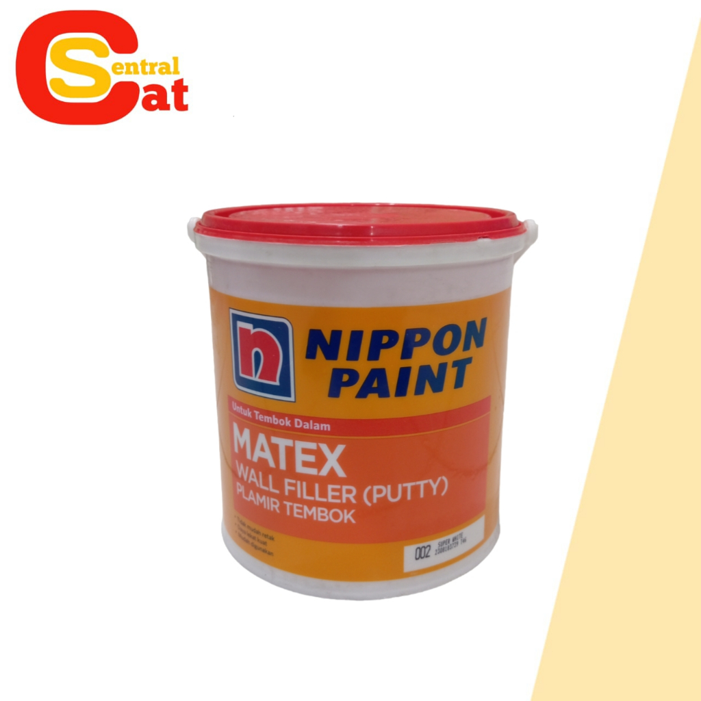 Jual PLAMIR MATEX WALL FILLER PUTTY(super white) GALON - 4 KG | Shopee ...