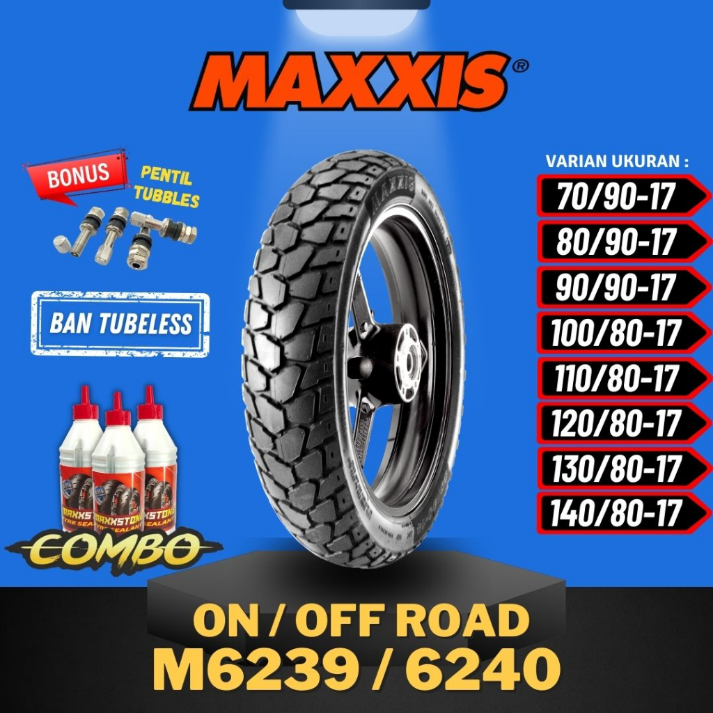 Jual [READY COD] BAN MOTOR RING 14 RING 17 / BAN MAXXIS ON/OFF ROAD 70/ ...