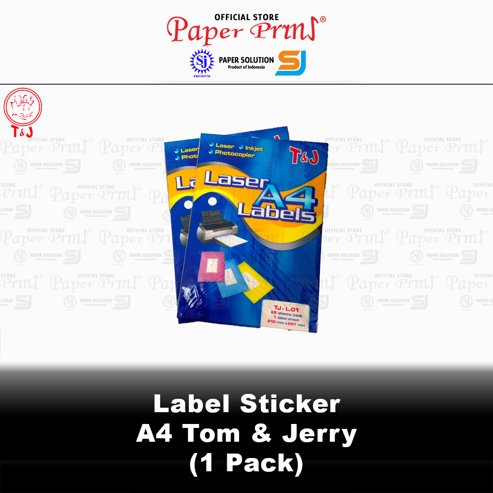 Jual Kertas Laser Label Stiker A4 Tom & Jerry | Shopee Indonesia