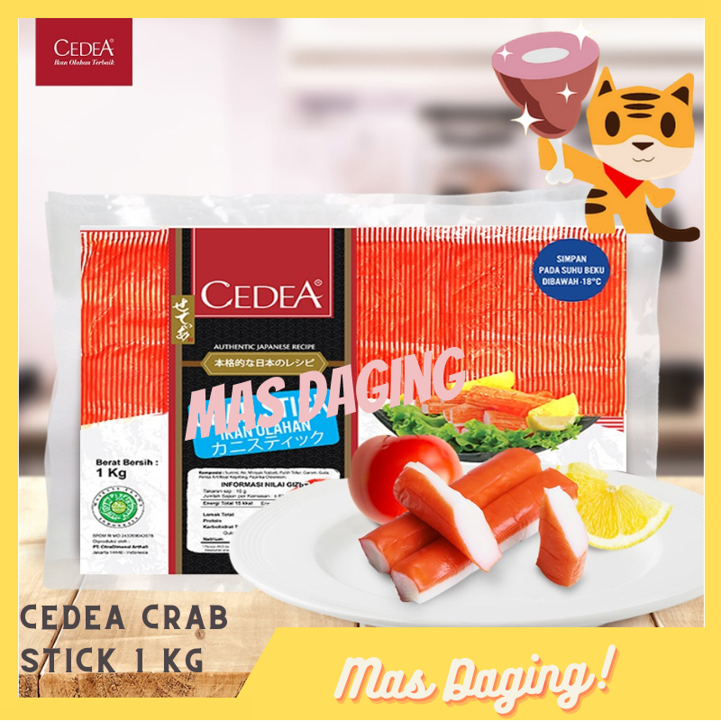 Jual Cedea Crabstick Crab Stick Kepiting 1 Kg 1kg Steamboat Rebus ...