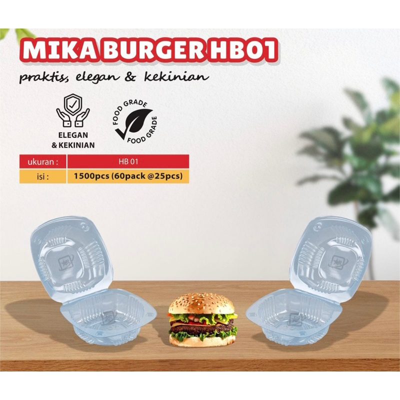 Jual Mika Burger isi 25 pcs | Shopee Indonesia