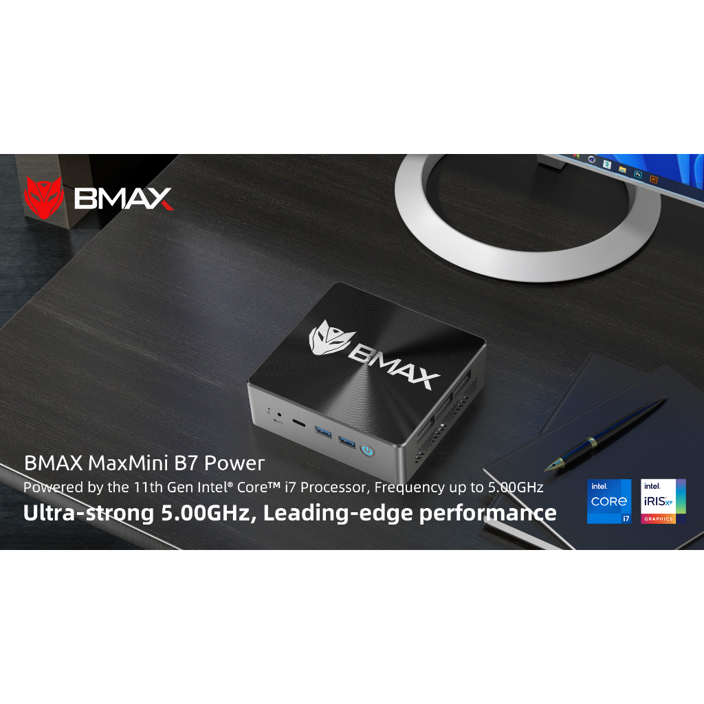Jual MINI PC BMAX B7 Power Intel i7 11390H 16/1TB NVMe WiFi6 HDMI ...