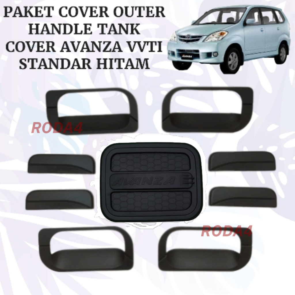 Jual Paket Lengkap Handle Outer Tank Cover Hitam Mobil Avanza Xenia Veloz Agya Ayla HRV BRV ...