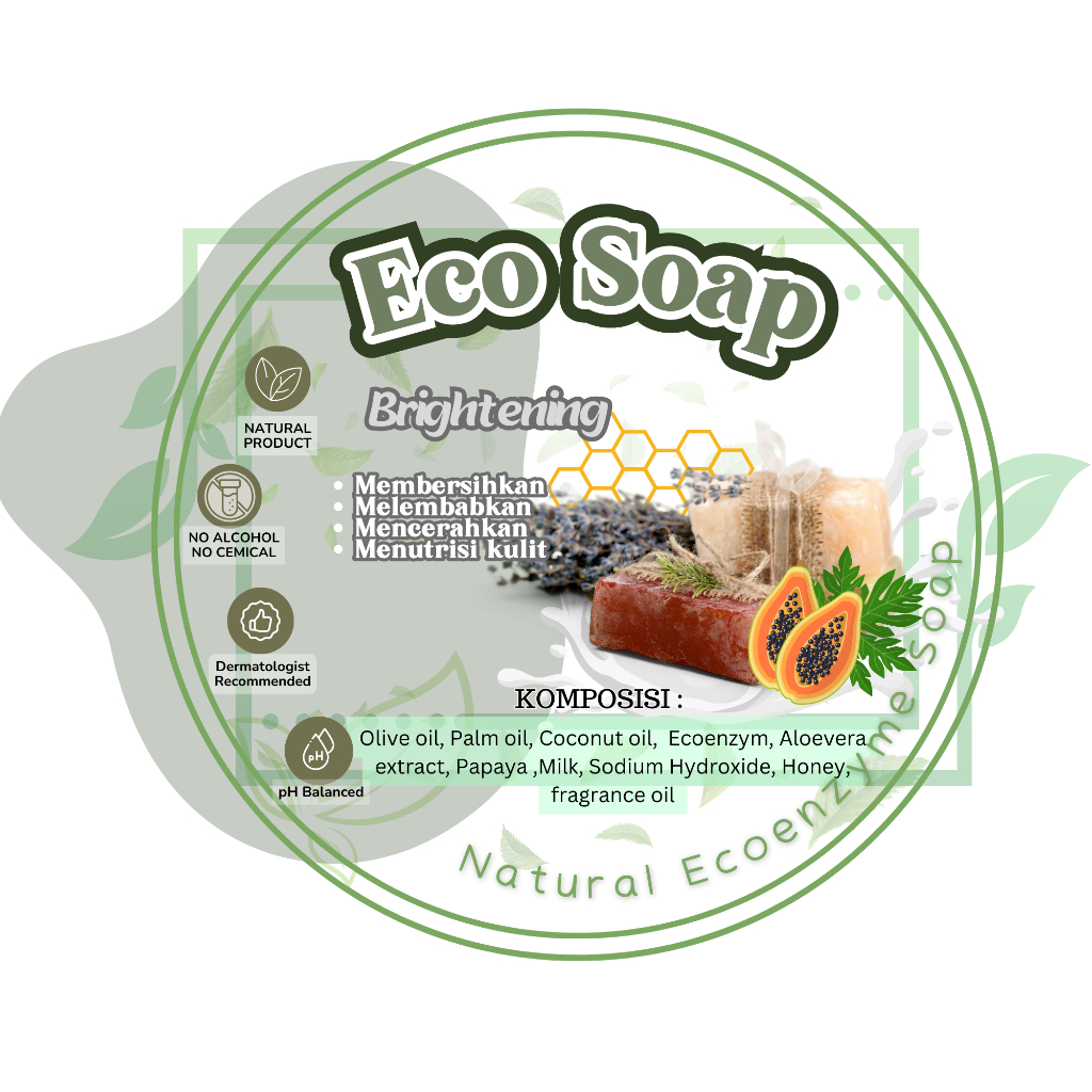 Jual Eco Soap - Natural Handmade Soap with Ecoenzime | Shopee Indonesia