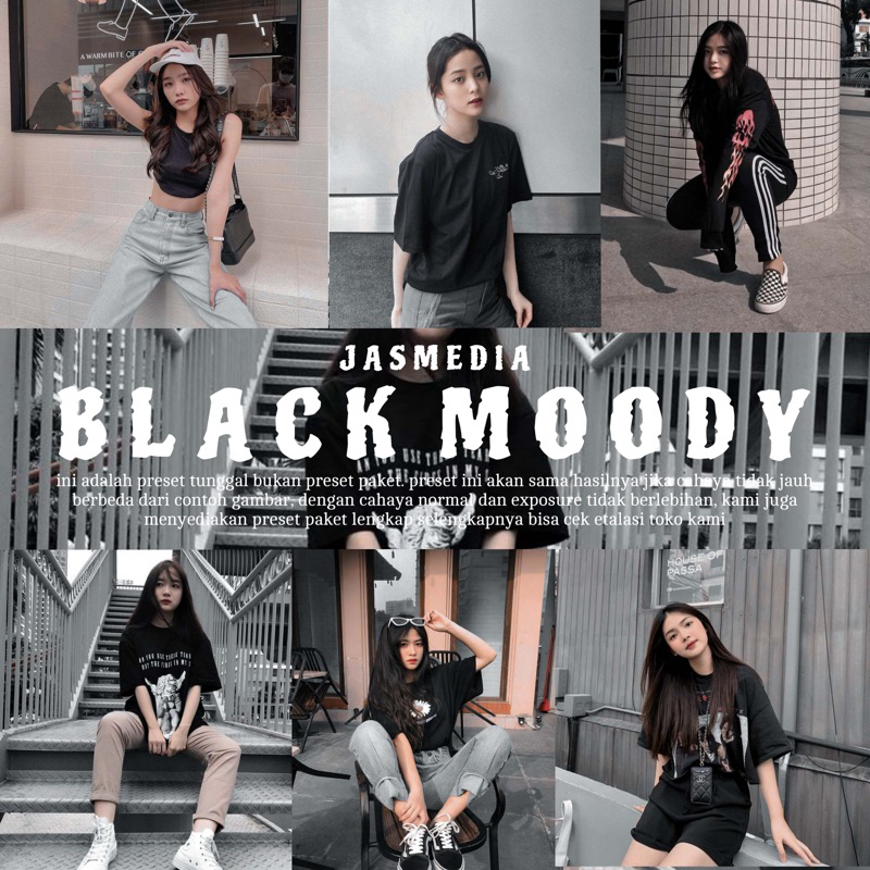 Jual PRESET LIGHTROOM BLACK MOODY STREET PHOTOGRAPHY PREMIUM PRESET - (iOS & ANDROID) - BEST ...