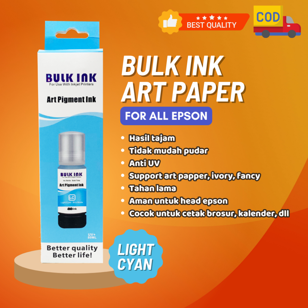 Jual Tinta Art Paper Epson Light Cyan L120 L3110 L3150 L5190 L1110 ...