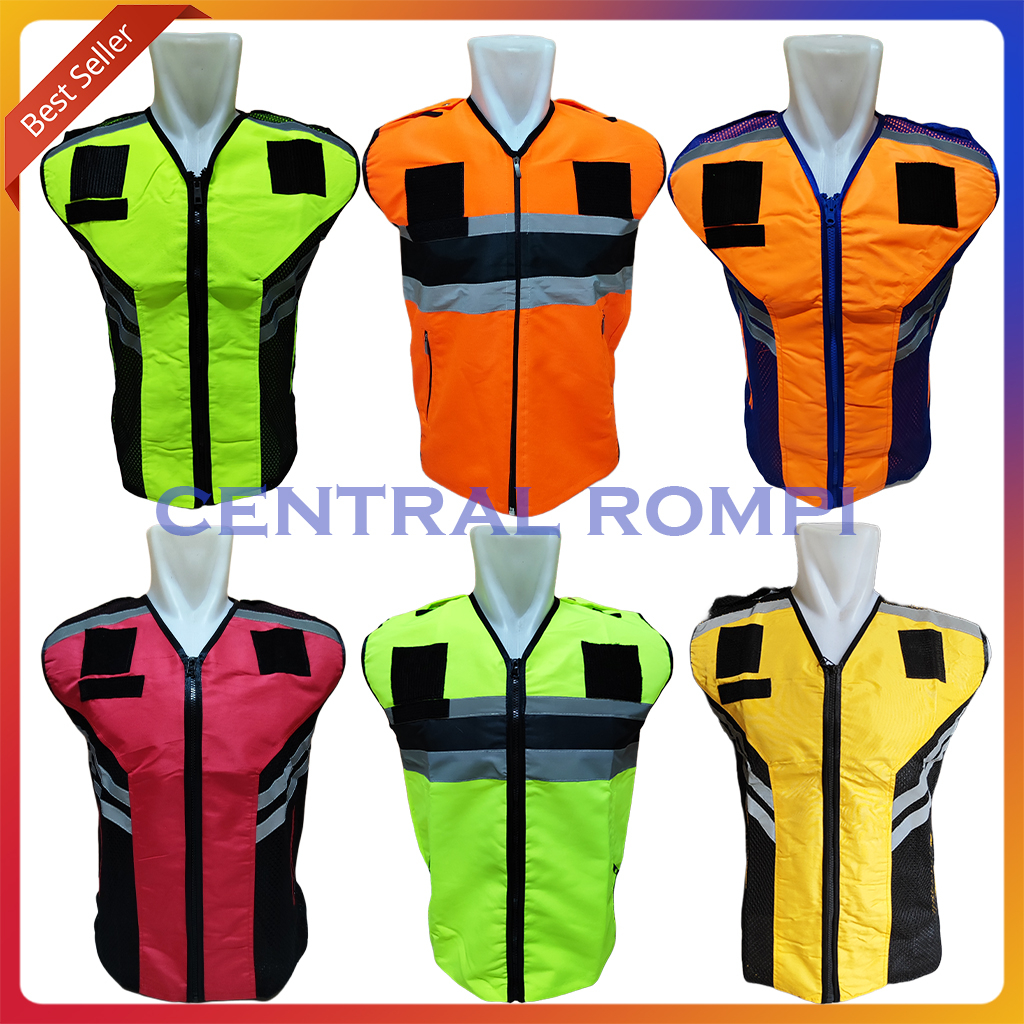 Jual Rompi Polos Model Palang/Biasa Bahan Taslan Anti Air High Quality ...