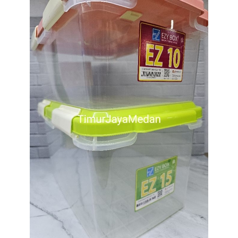 Jual Box Container EZ box kotak penyimpanan transparan 10L 15L | Shopee ...