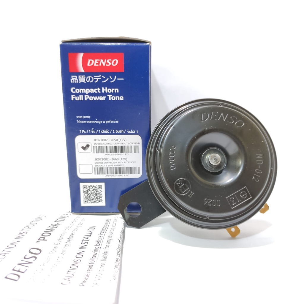 Jual klakson standar motor klakson denso disc satuan original klakson ...