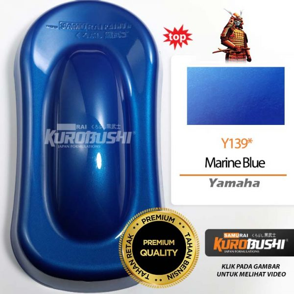 Jual Samurai Paint MARINE BLUE Y139 Biru Candy Yamaha Cat Semprot ...