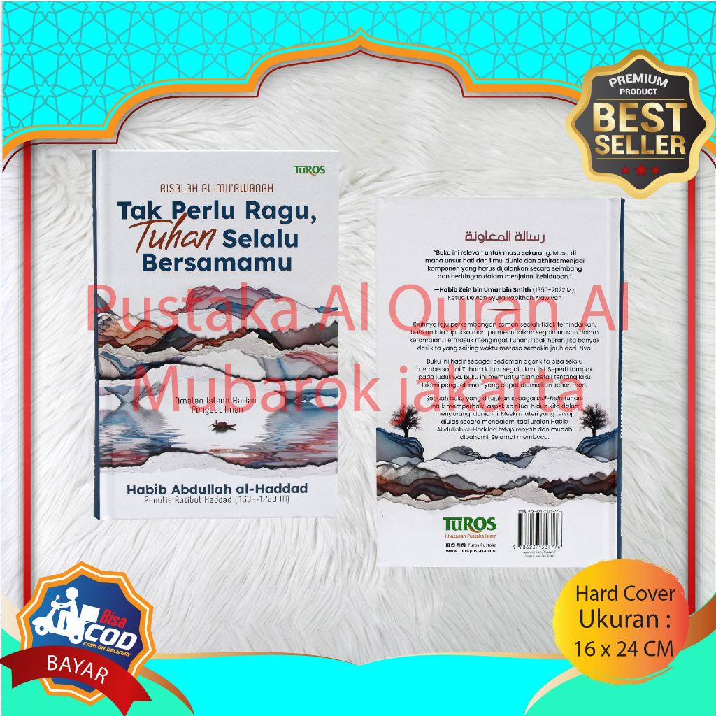 Jual Turos Pustaka Kitab Terjemahan Risalah Al-Mu’awanah Tak Perlu Ragu, Tuhan Selalu Bersamamu ...