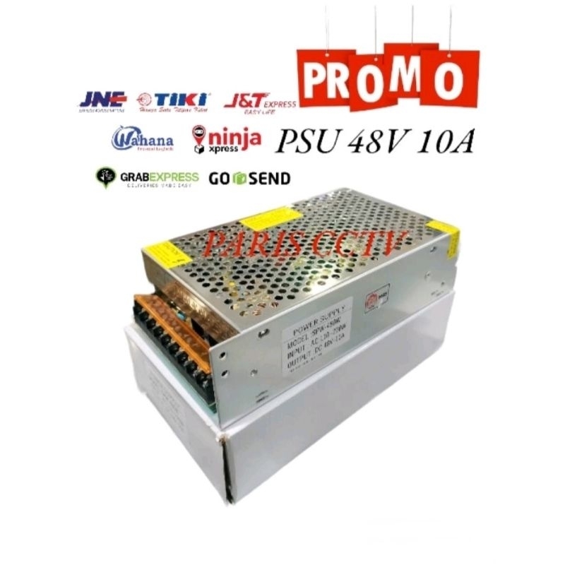 Jual Switching Power Supply PSU 48V 10A High Quality, 48 Volt 10 Ampere Cooling Fan Jaring ...