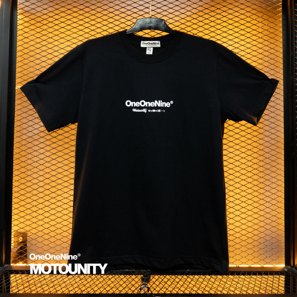 Jual KSR ONEONENINE - T-SHIRT MOTOUNITY BLACK SERIES | Shopee Indonesia
