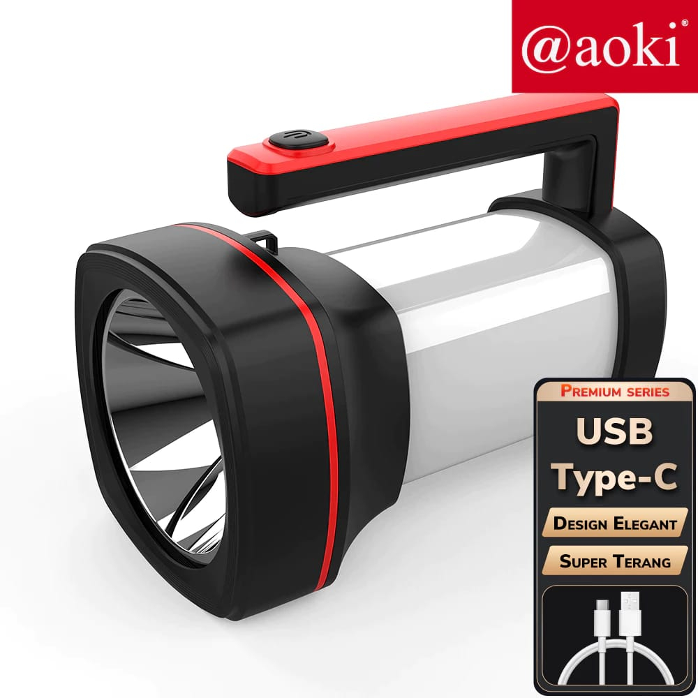 Jual SENTER JUMBO MULTIFUNGSI AOKI AK-6703L 40W - JARAK JAUH SUPER ...