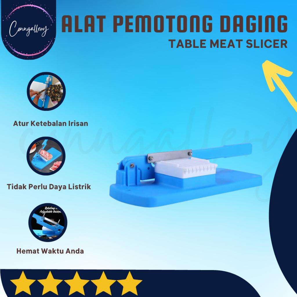 Jual Alat Pemotong Daging Sayur Multifungsi Table Meat Slicer | Shopee ...