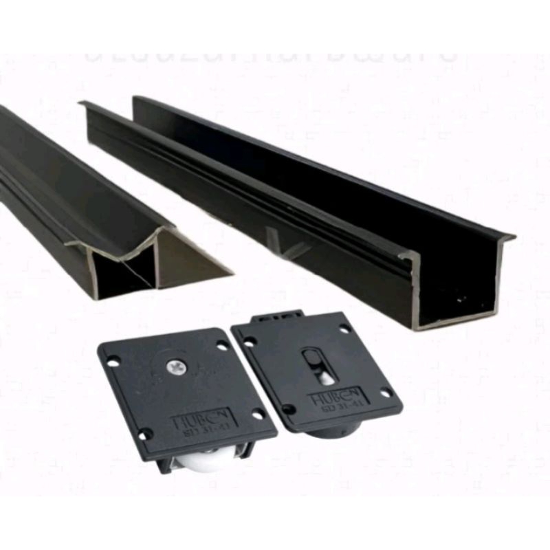 Jual 2 Pintu Paket 4 Rel U 3141 1.5 Meter + Set Roda SD 3141 Huben ...