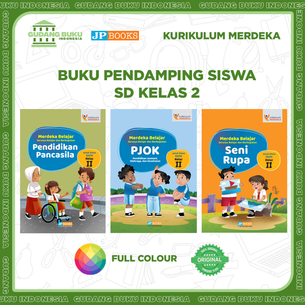 Jual Buku Siswa Pendamping Sekolah JP Books Kurmer SD Kelas 2 - Kurikulum Merdeka (Penerbit JP ...